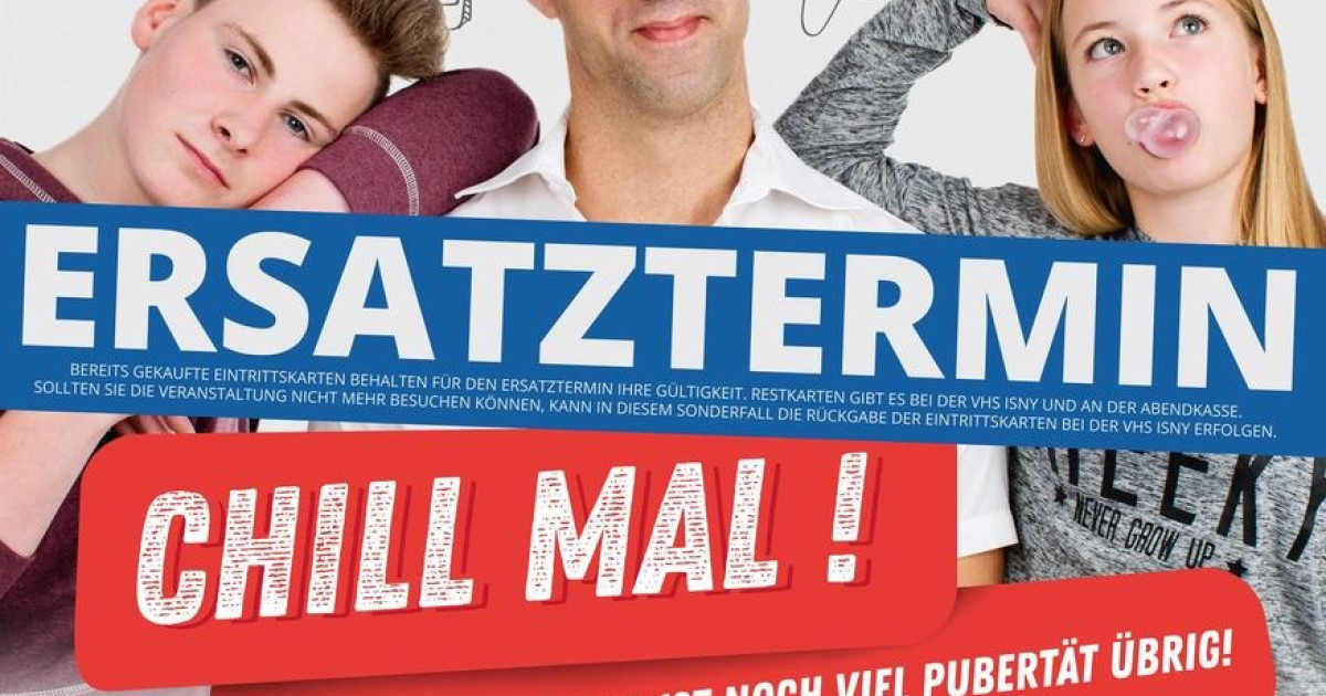 Chill mal! mit Matthias Jung in der Mensa Isny